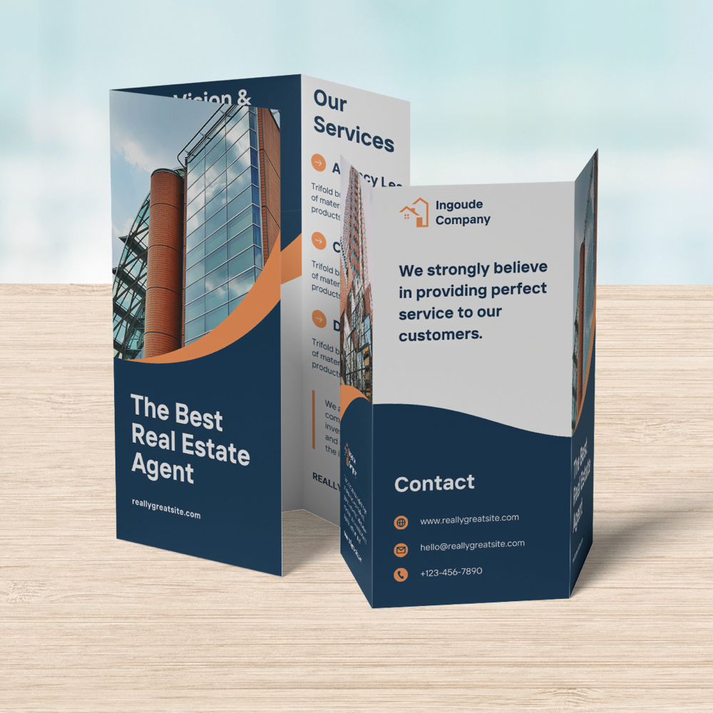 Tri-Fold Leaflets - Starlight Print